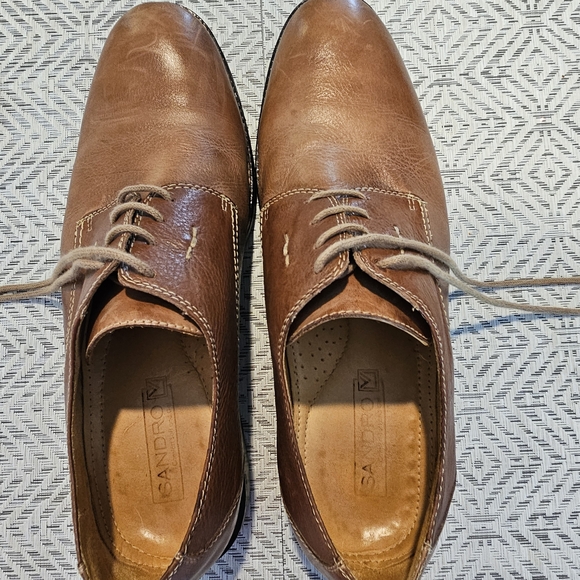 Sandro | Shoes | Sandro Moscoloni Brown Leather Mens Shoes | Poshmark
